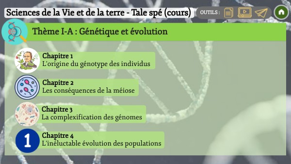 Thème I-A : Génétique et évolution