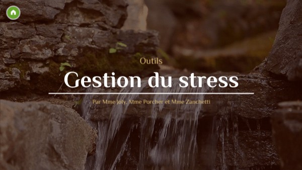 Copie - Outils gestion du stress | Genially