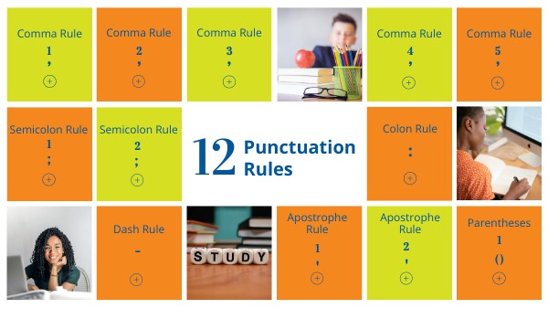 12 Punctuation Rules | Genially