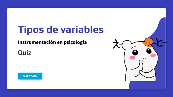 QUIZ Variables | Genially