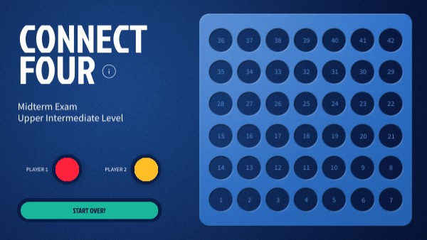 Upper Intermediate - Midterm Review - Connect Four | Genially