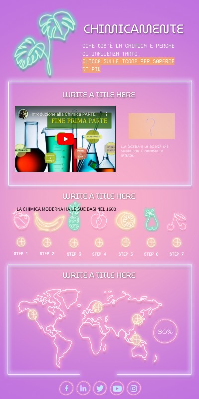 Infografica Neon Florida