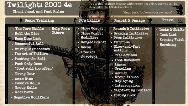 T2k Cheat Sheet | Genially