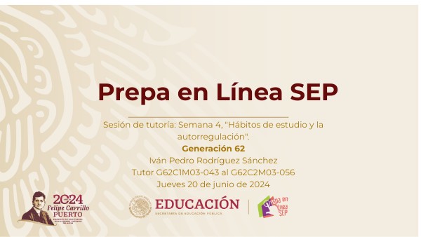 Semana 2 M3G62 | Genially