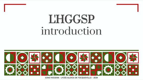 HGGSP 2024 | Genially