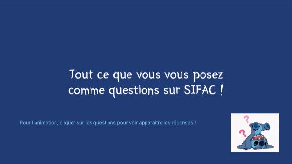 FAQ SIFAC | Genially