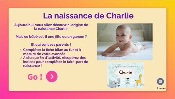 La naissance de Charlie