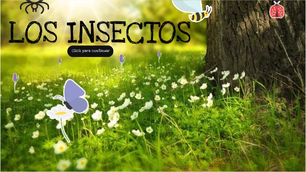 Ejemplo de actvidad, los insectos | Genially