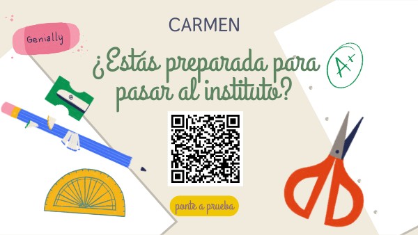 ¡Hola, Carmen! | Genially