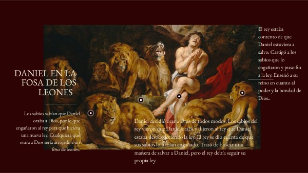 Daniel en la fosa | Genially