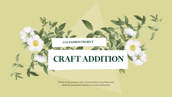 CCG Passion Project | Genially