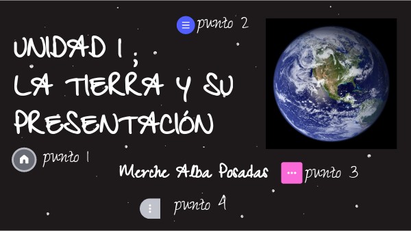 Unidad 1; La Tierra y su presentación | Genially