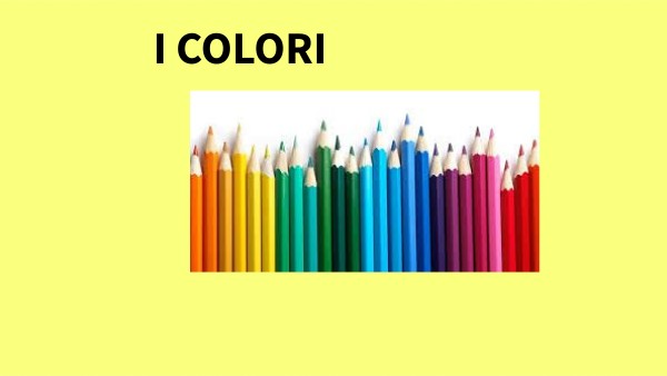 I COLORI