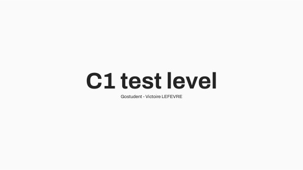 C1 level