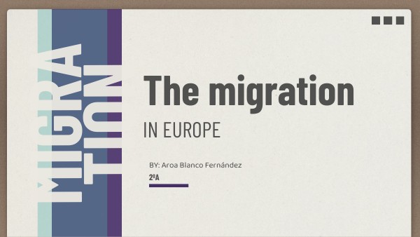 Migration | Genially