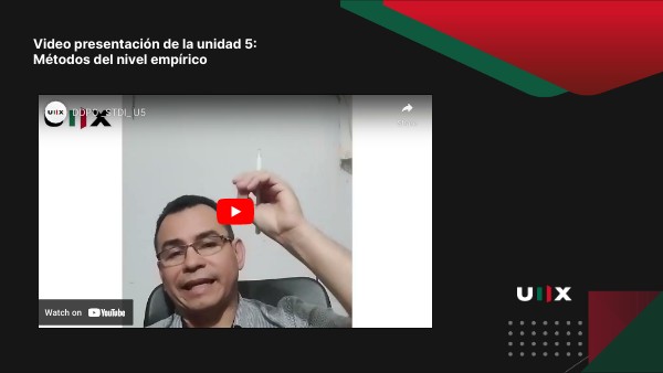 ddpo_STD_DAE_U5_Métodos del nivel empírico