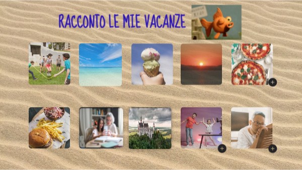 Racconto le mie vacanze