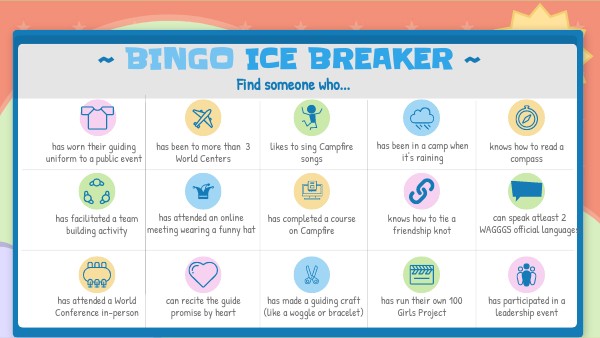 Bingo ice breaker | Genially