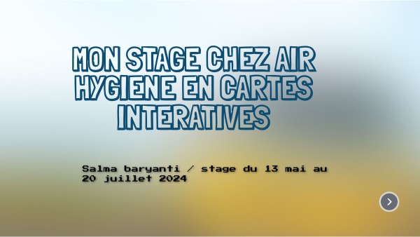Présentation interactive stage 2024 | Genially
