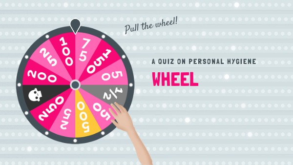 WHEEL: A quiz on personal hygiene | Genially