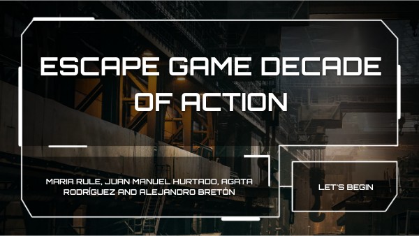 ESCAPE GAME decade of action