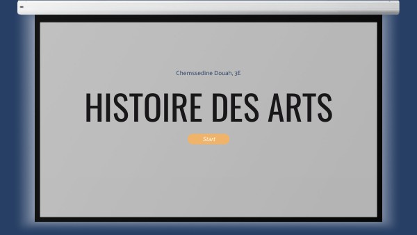 HISTOIRE DES ARTS | Genially