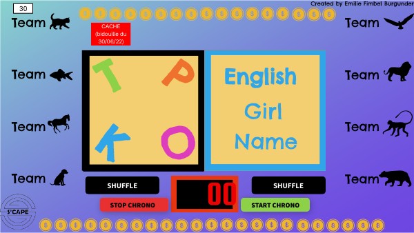 Wordo game | Genially