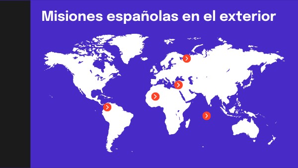 Misiones internacionales con presencia española