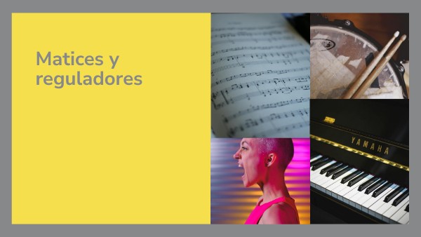 Matices y reguladores | Genially