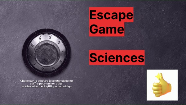 escape game 6ème