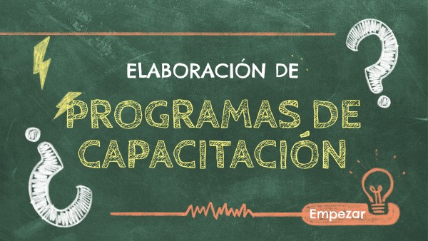 Elaboración de programas de capacitación