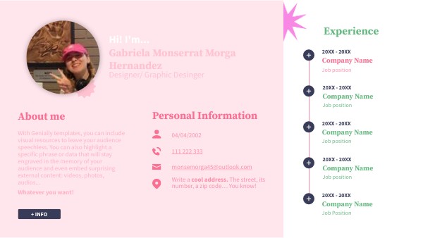 My CV Resume | Genially