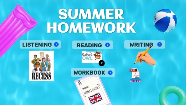 SUMMER HW 3rd Grade