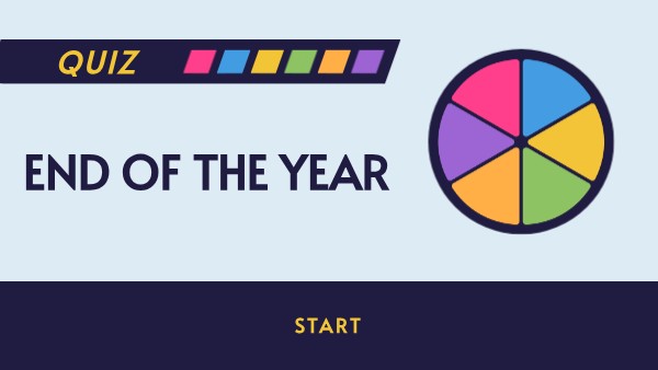 END OF THE YEAR | Genially