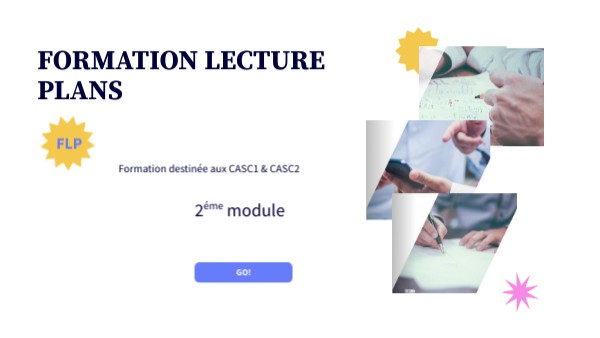 Formation Lecture Plans 2 éme module