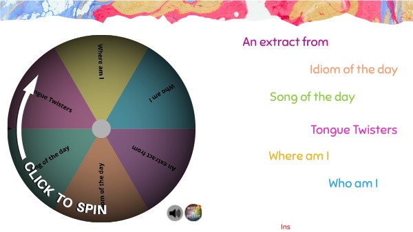 Wheel of Rituals | Genially