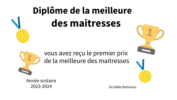 Pour Mme Harry | Genially