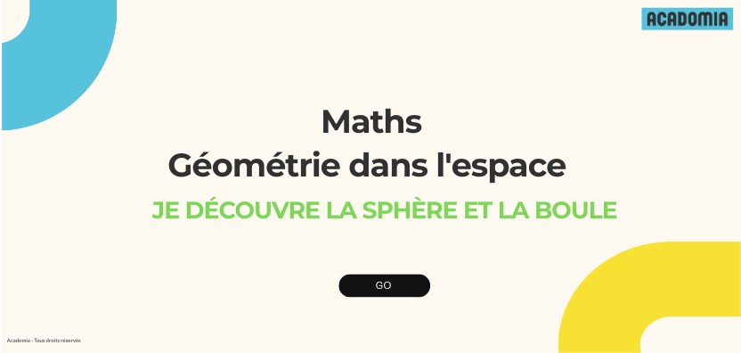 4 - Maths 3e sphère et boule | Genially