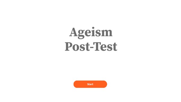 Ageism Post-Test | Genially