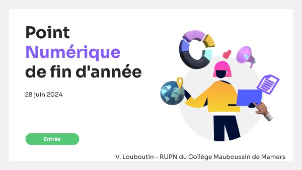 Point numérique - Juin 2024 | Genially