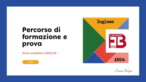PERCORSO DI FORMAZIONE E PROVA 2023-24 | Genially