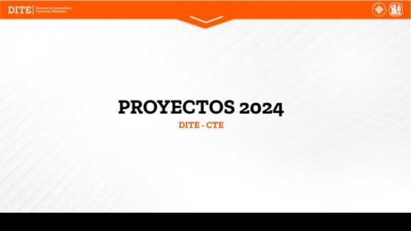 Proyectos 2024 DITE-CTE | Genially
