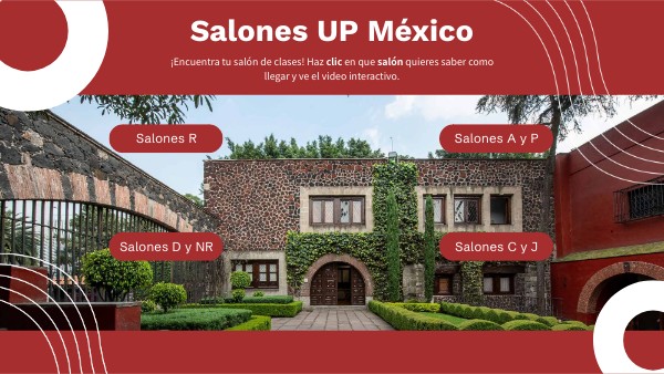¡Conoce los salones UP! | Genially