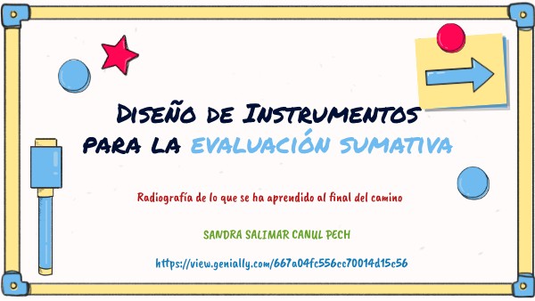 Diseño de instrumentos para la evaluación sumativa