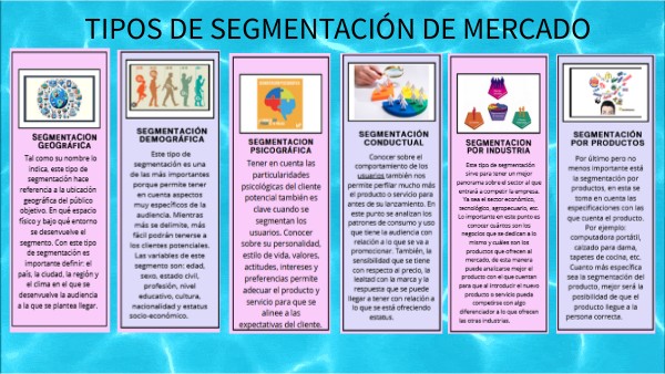 INFOGRAFIA TIPOS DE SEGMENTACION | Genially