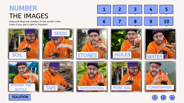 NUMBER THE IMAGES | Genially