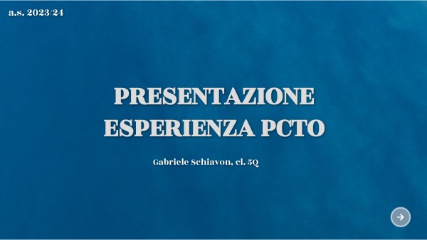 presentazione pcto esame | Genially