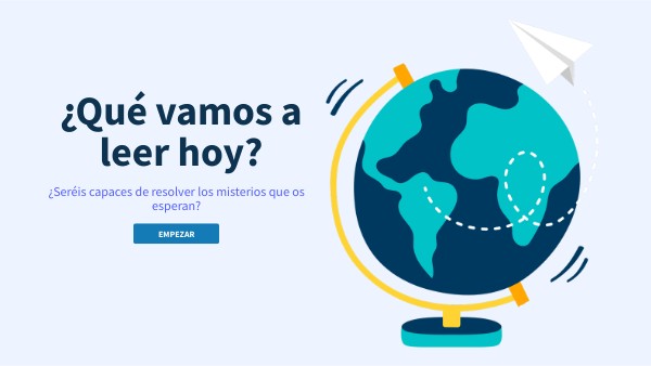 ¿Que vamos a leer hoy?