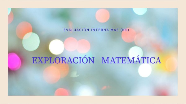 Exploración MAE (NS) | Genially