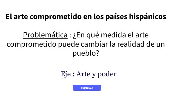 Tle. Seq. 2 Arte y poder | Genially